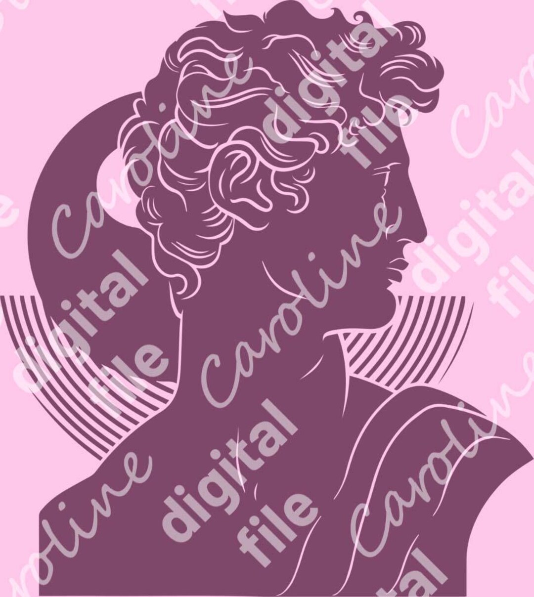 Apollo Silhouette Svg Cut File for Cricut Apollo Clipart Png Greek ...