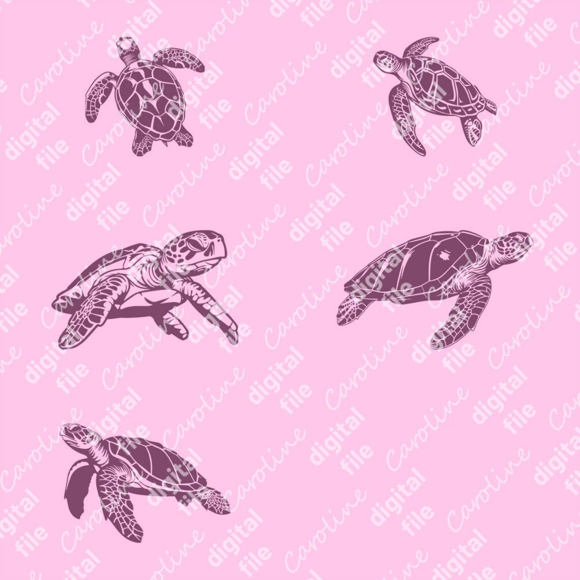 Turtles SVG, Turtles Clipart, Turtles Bundle SVG Files, Turtle Files ...