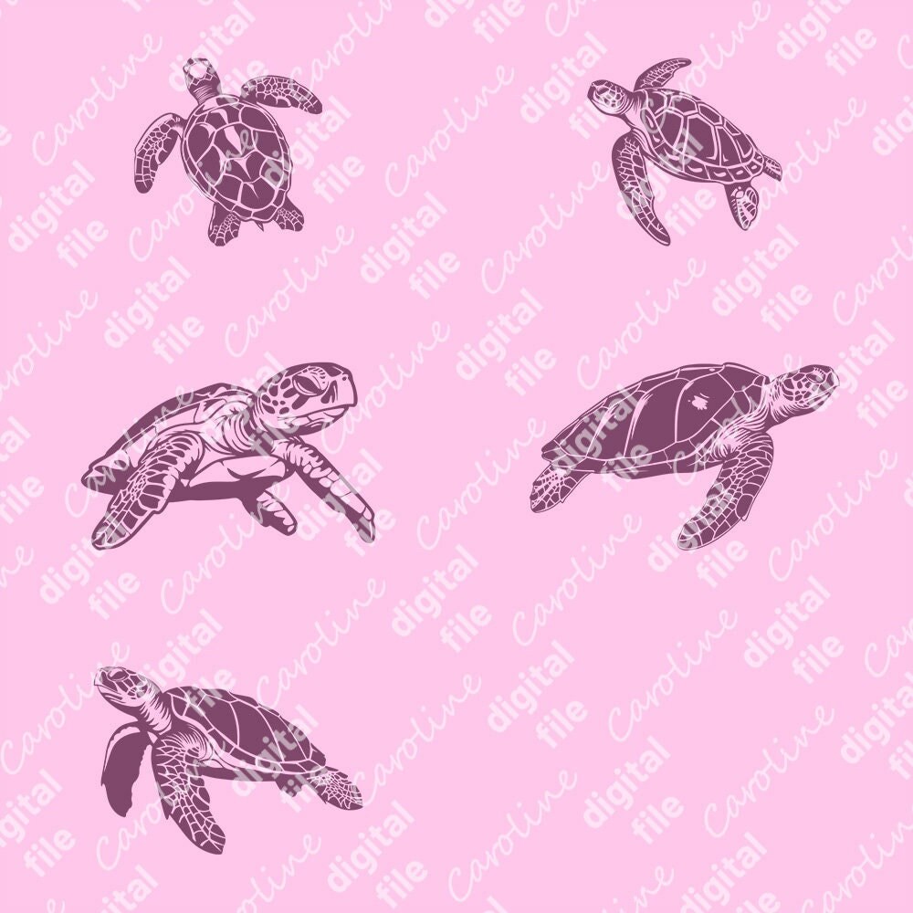 Turtles SVG, Turtles Clipart, Turtles Bundle SVG Files, Turtle Files ...
