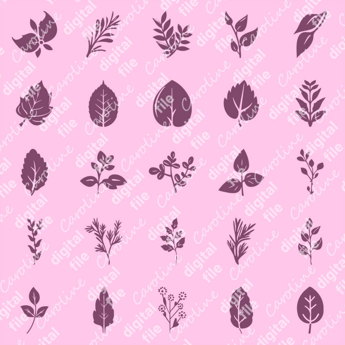 Leaves SVG, Leaves Clipart, Leaves Bundle SVG Files, Leaves Files for ...