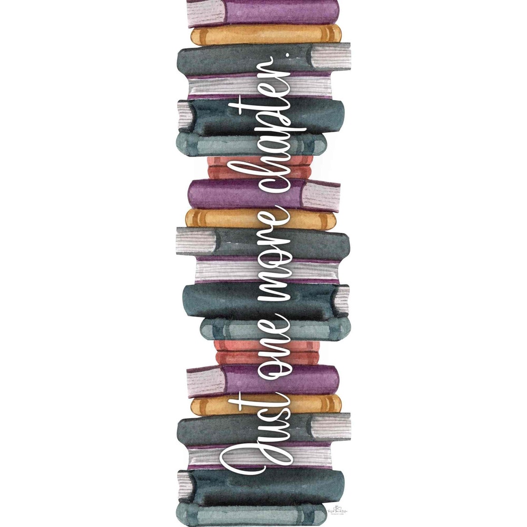 Just One More Chapter Bookmark - Etsy