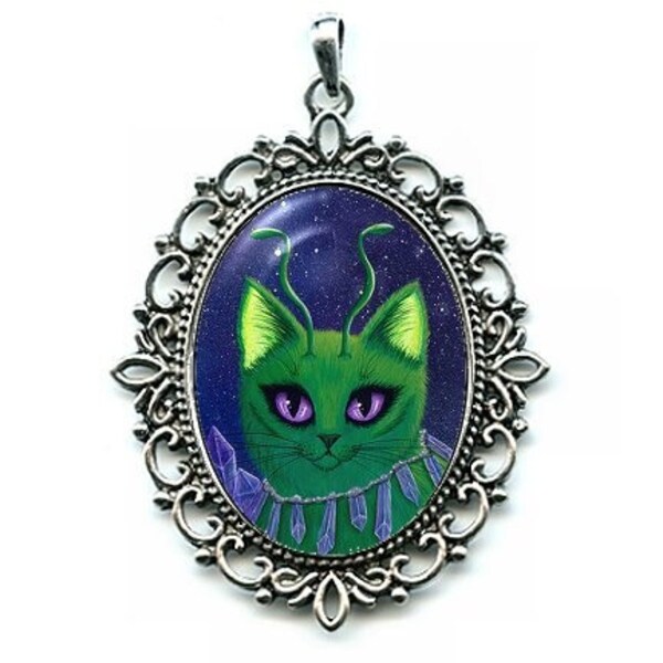 Cat Necklace - Etsy