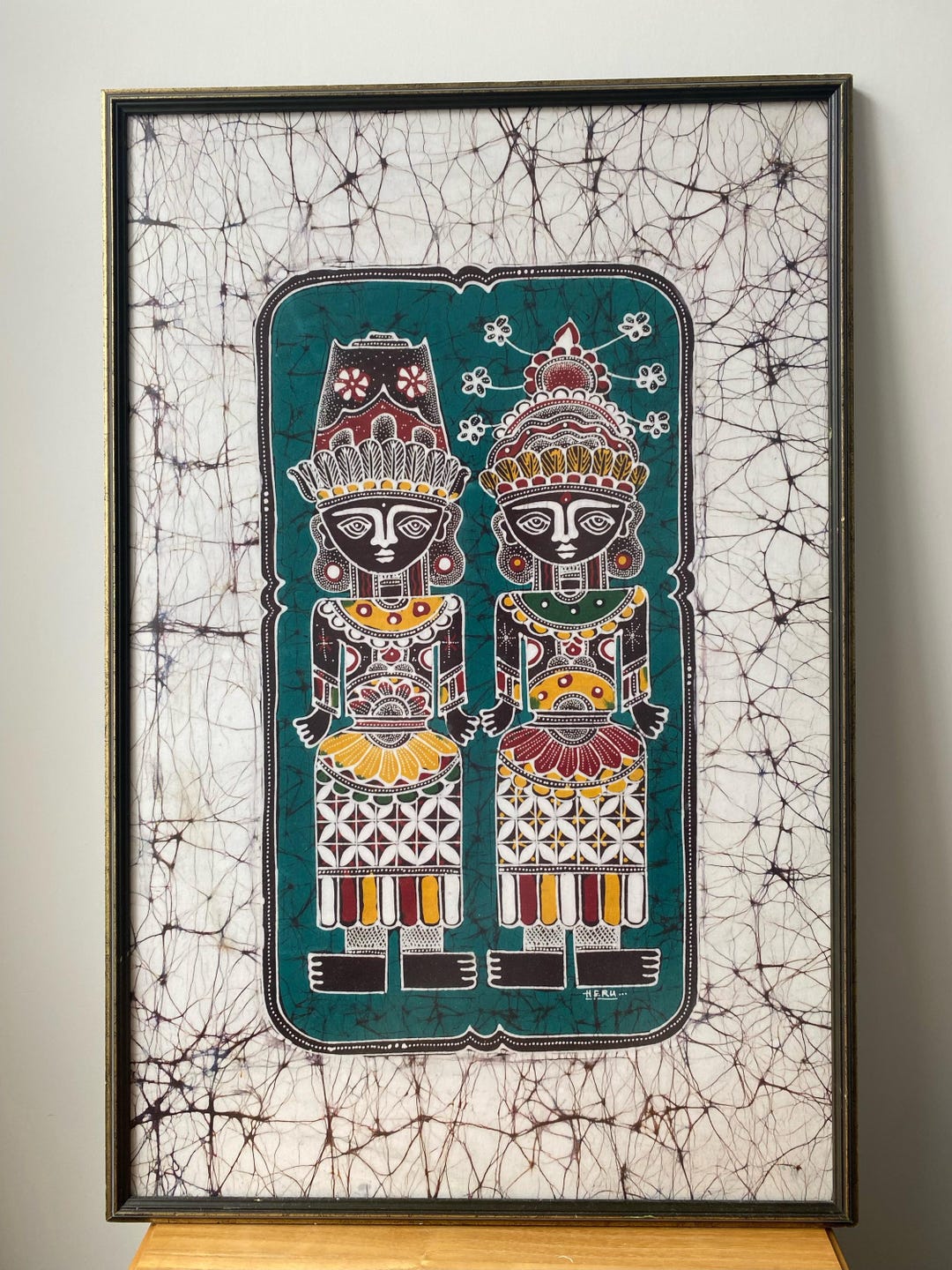 Heru Batik Indonesian Tulis Cotton Fabrik Panel Traditional Dress ...