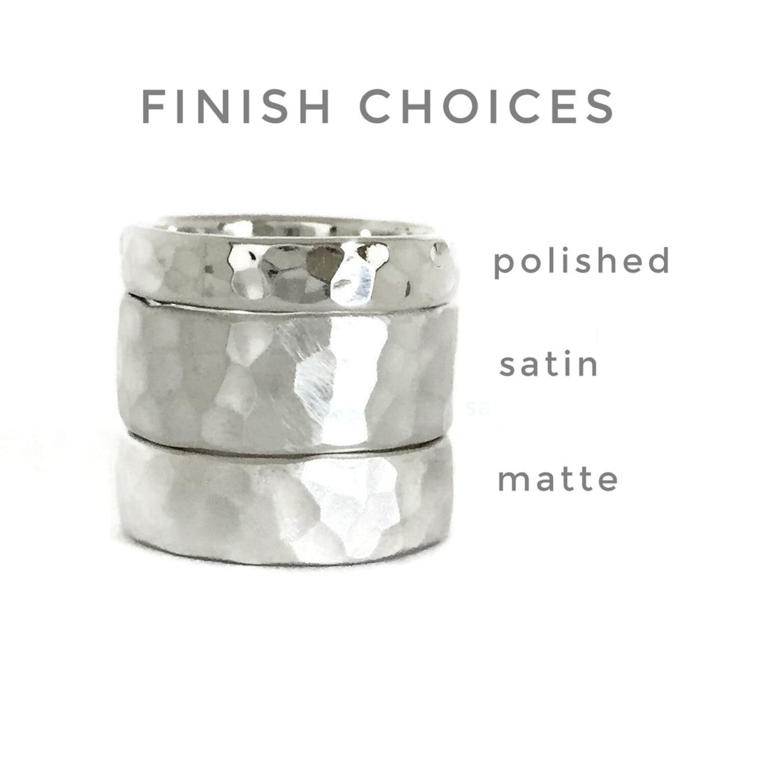 Rain Stacking Rings in Sterling, Set of Six - Etsy