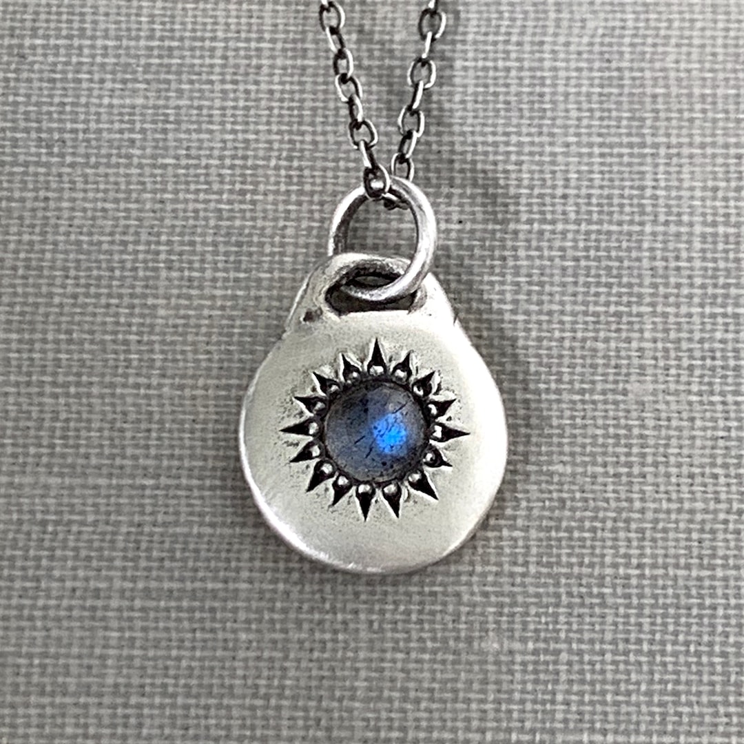 Small Rose Cut Labradorite Star Pendant or Necklace - Etsy