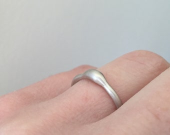 Sterling Silver Stacking Ring Set of Ten Rain Droplet | Etsy