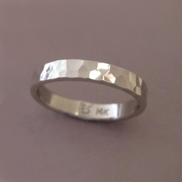 Hammered Gold Ring - Etsy