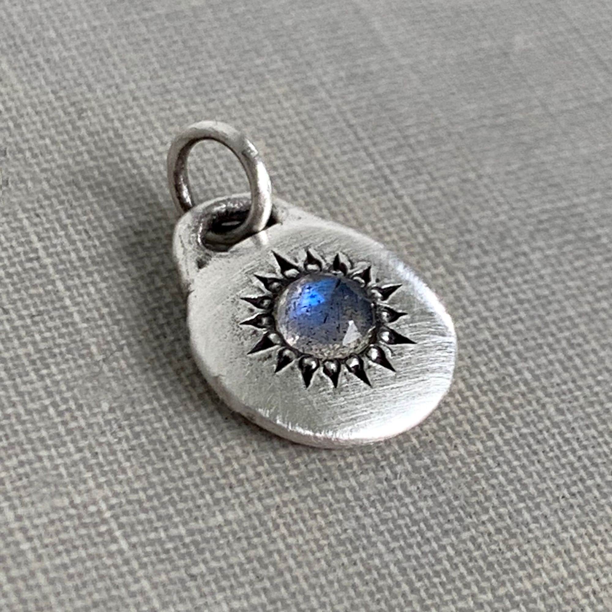 Small Rose Cut Labradorite Star Pendant or Necklace | Etsy