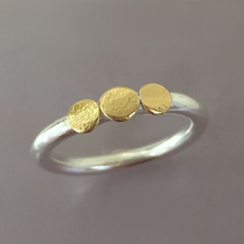 Sterling Silver Stacking Ring Set of Ten Rain Droplet | Etsy