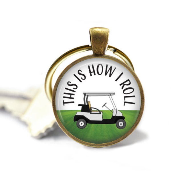 Golf Key Chain - Etsy