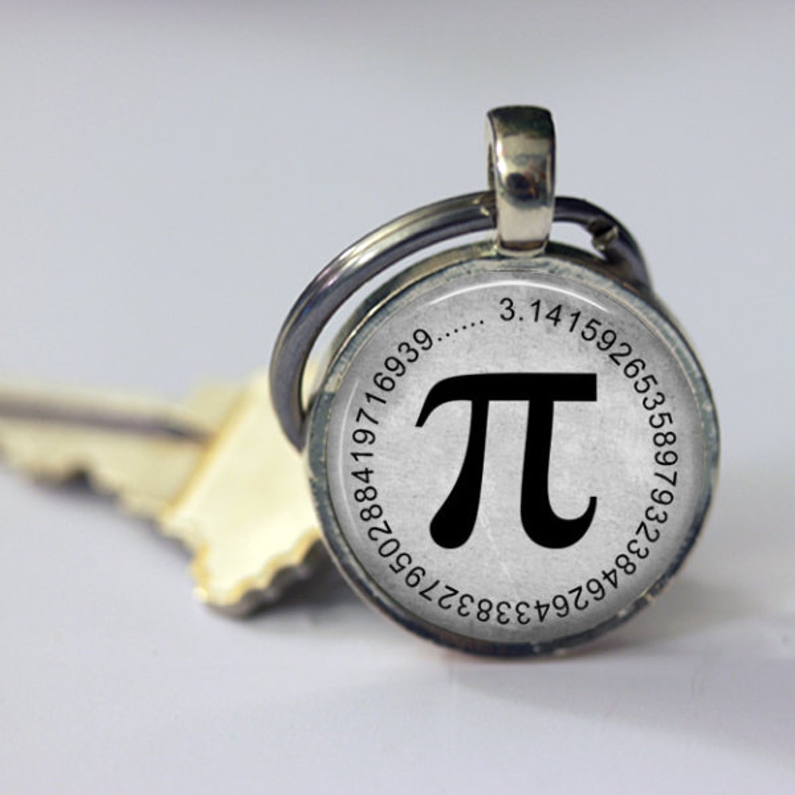 Pi Symbol Key Chain Math Geek Key Chain Choice of Color - Etsy