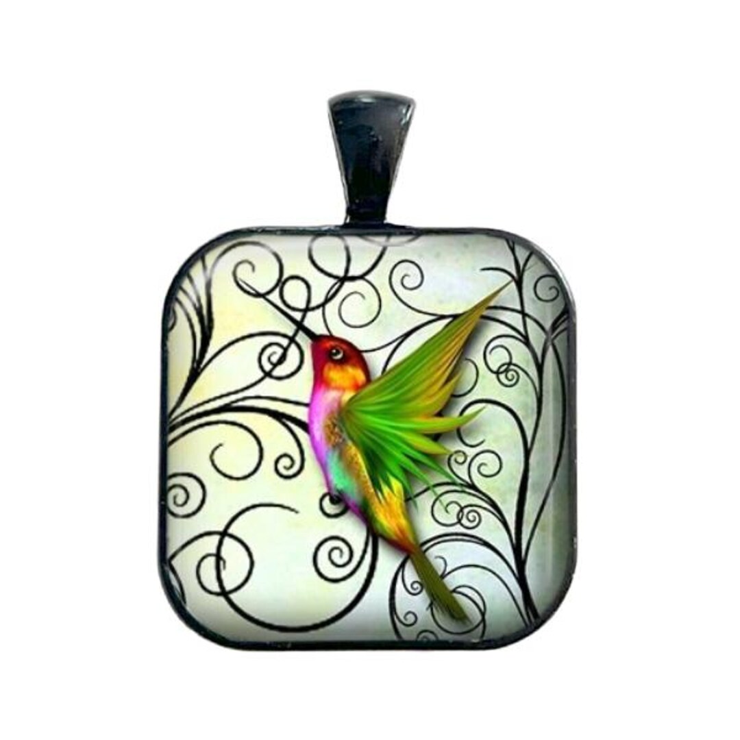 Hummingbird Necklace, Hummingbird Pendant, Hummingbird Key Chain ...