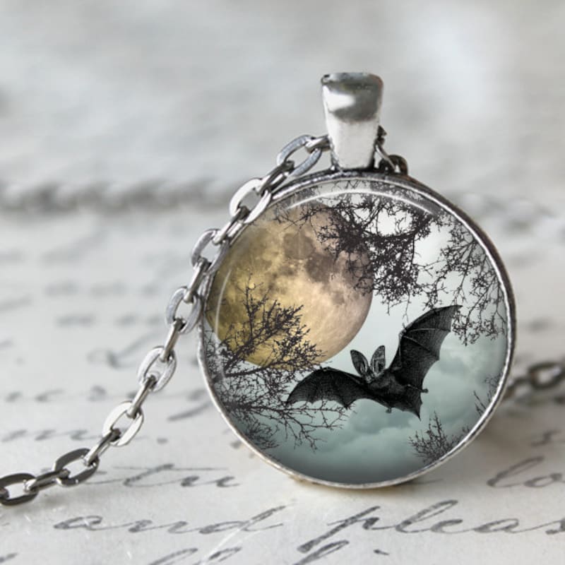 Bat Pendant - Etsy