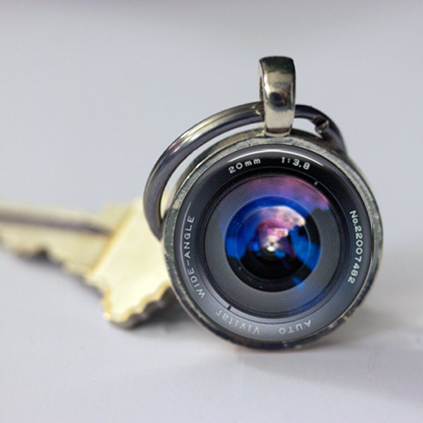 Behind the Camera Lens Pendant, Necklace or Key Chain - Choice of ...