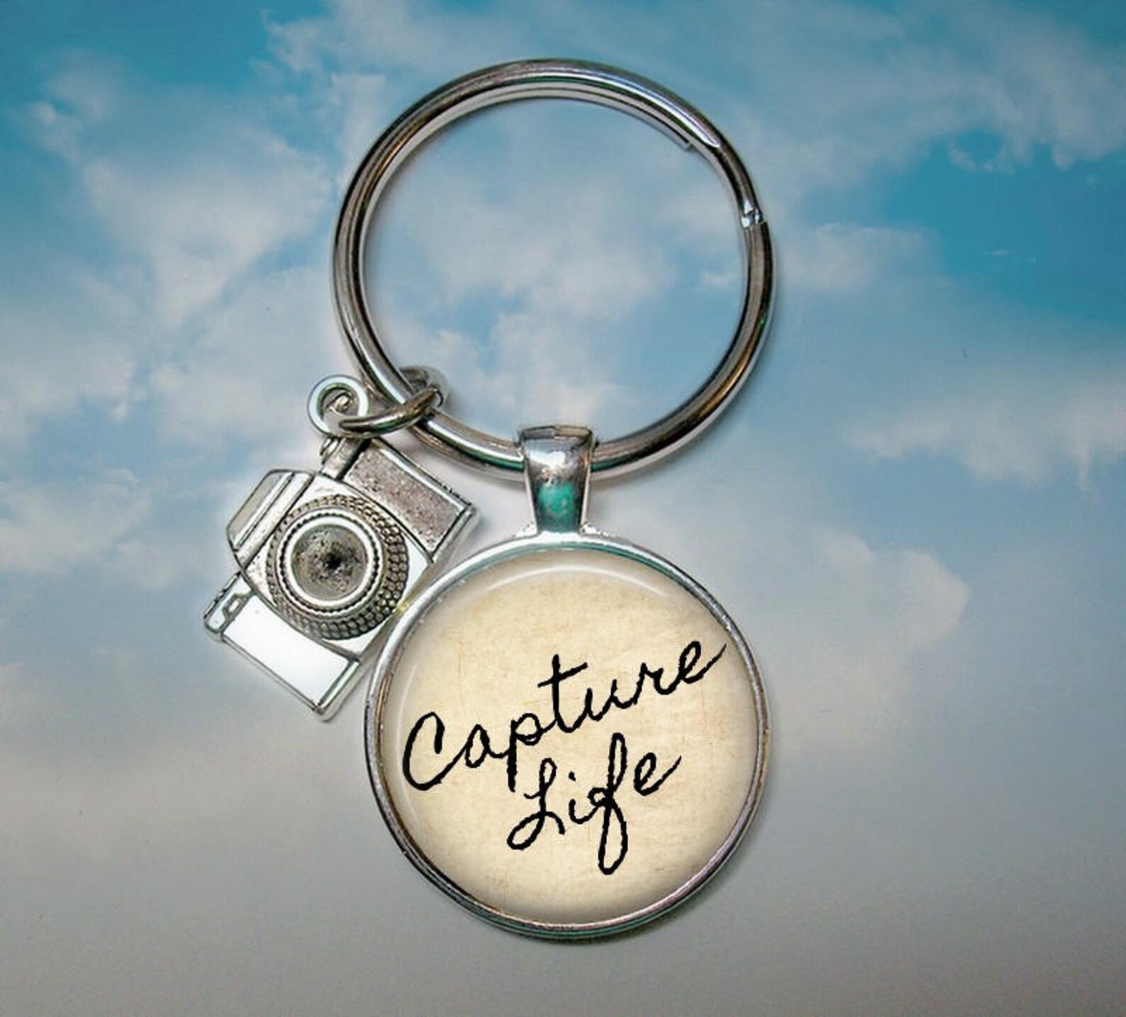 Capture Life Photography Key Chain or Necklace With Camera - Etsy