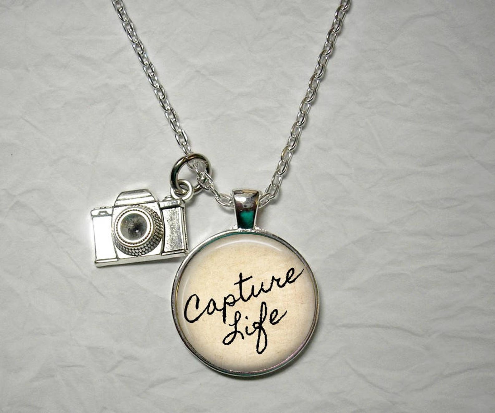 Capture Life Photography Key Chain or Necklace With Camera - Etsy