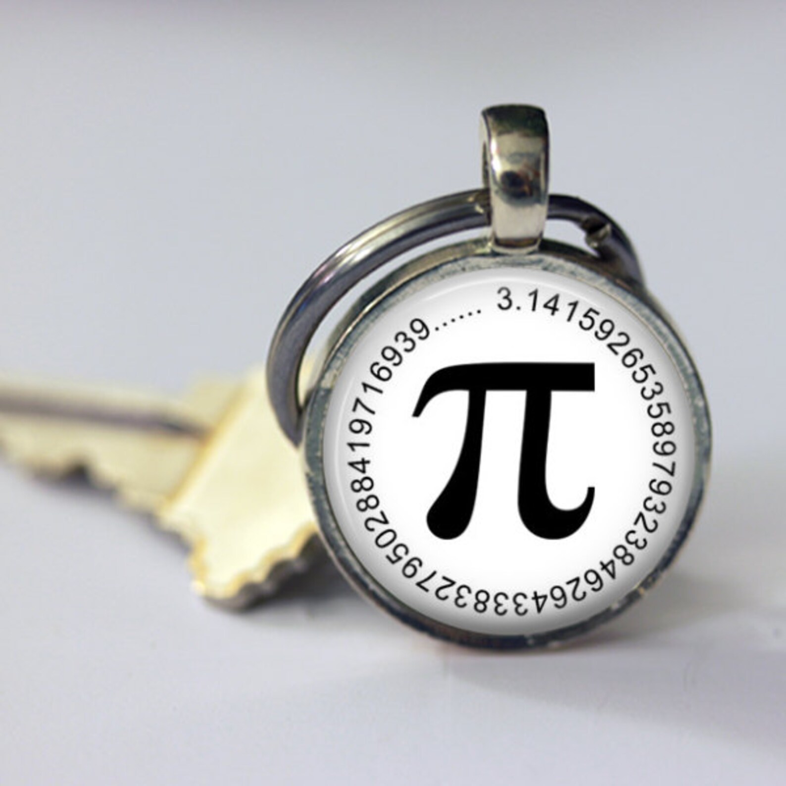 Pi Symbol Key Chain Math Geek Key Chain Choice of Color - Etsy