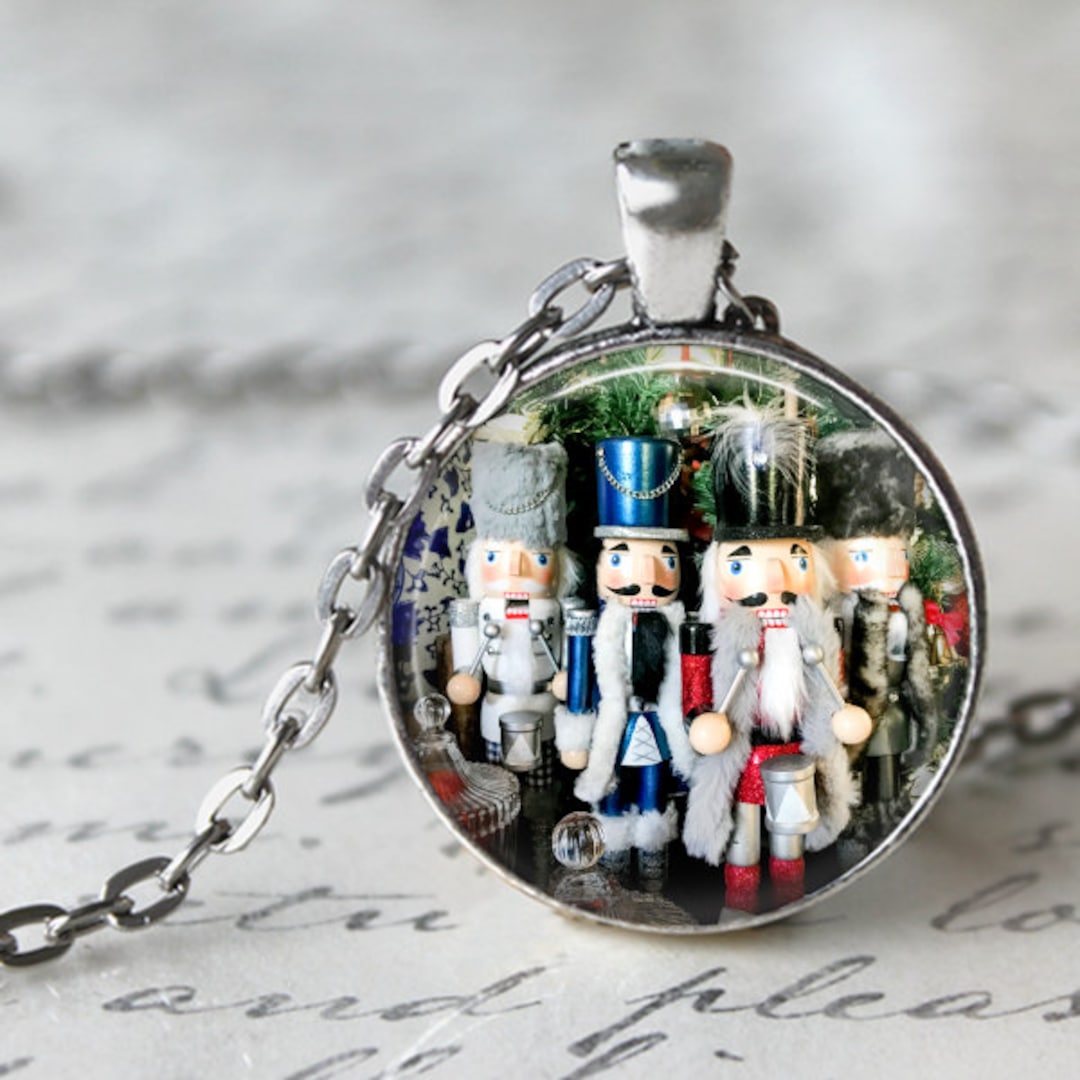 Christmas Nutcracker Pendant Necklace or Key Chain,christmas Necklace ...