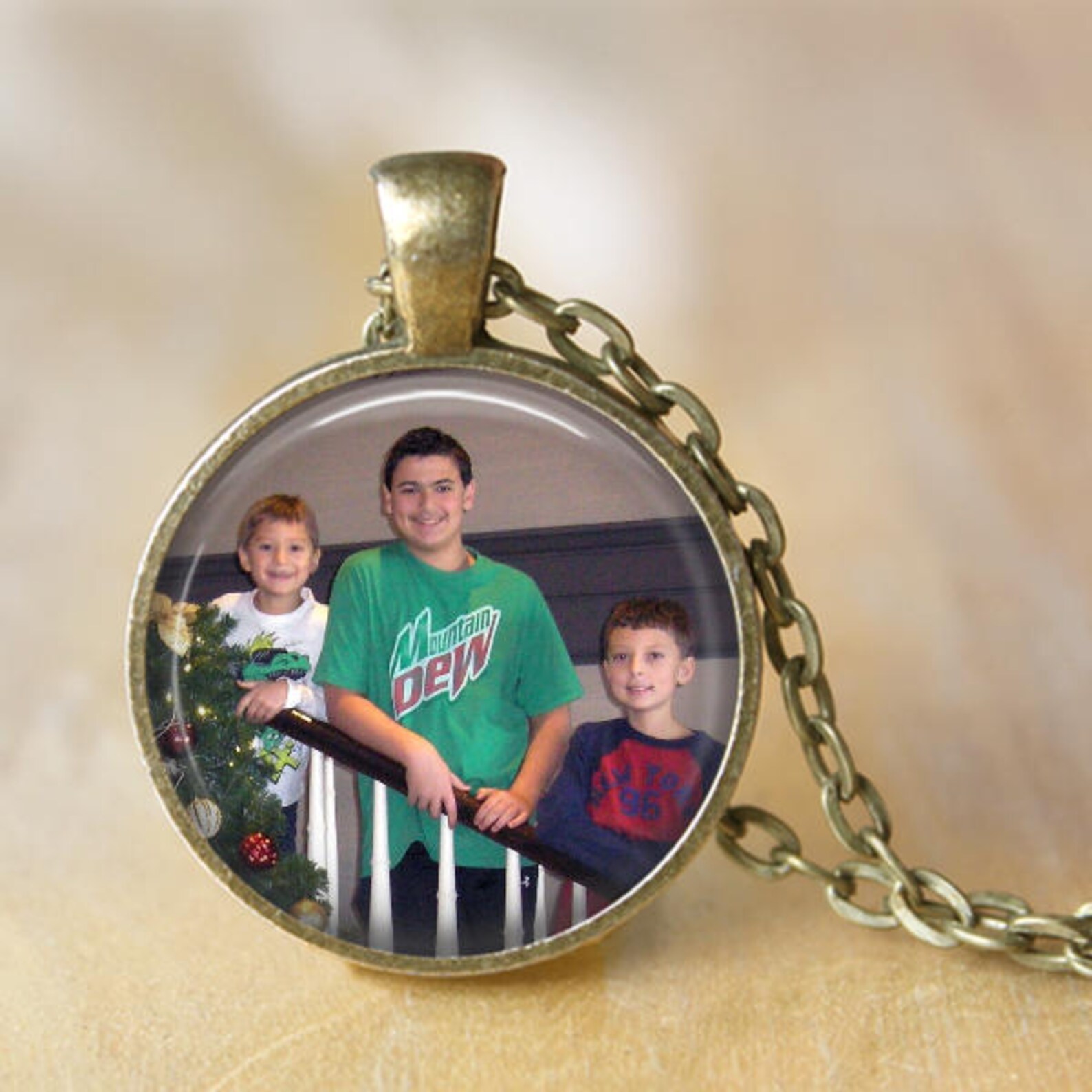 Personalized Custom Photo Pendant Necklace or Key Chain - Etsy