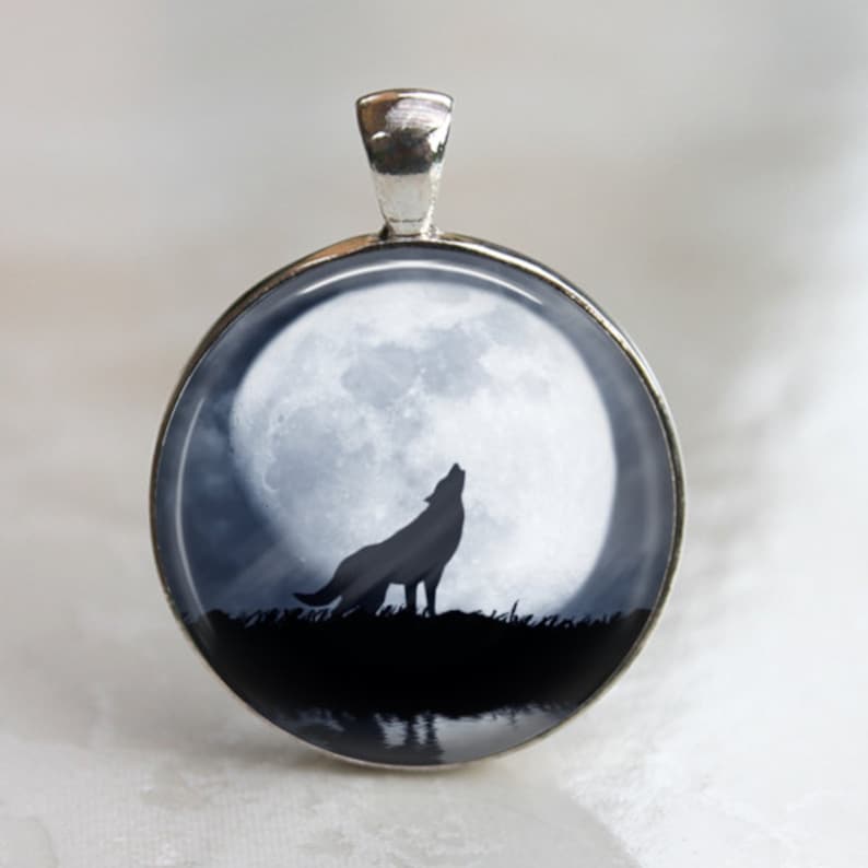 Beware the Full Moon Artist's Pendant Necklace or Key - Etsy