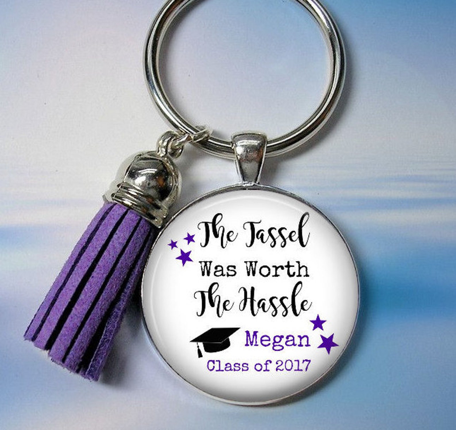 Custom Graduation Key Chain With Tassel - the Tassel Was Worth the ...