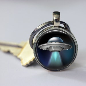 It Came From Outer Space - UFO Necklace, Pendant or Key Chain - Aliens ...