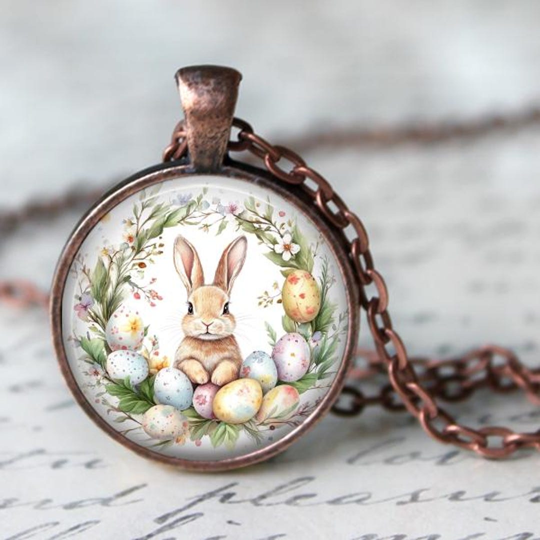 Bunny Necklace,bunny Pendant, Bunny Key Chain, Bunny Jewelry, Bunny ...