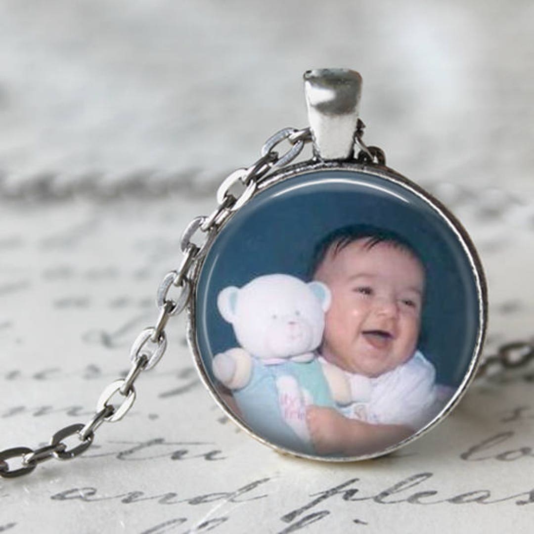 Personalized Custom Photo Pendant, Necklace or Key Chain - Choice of ...