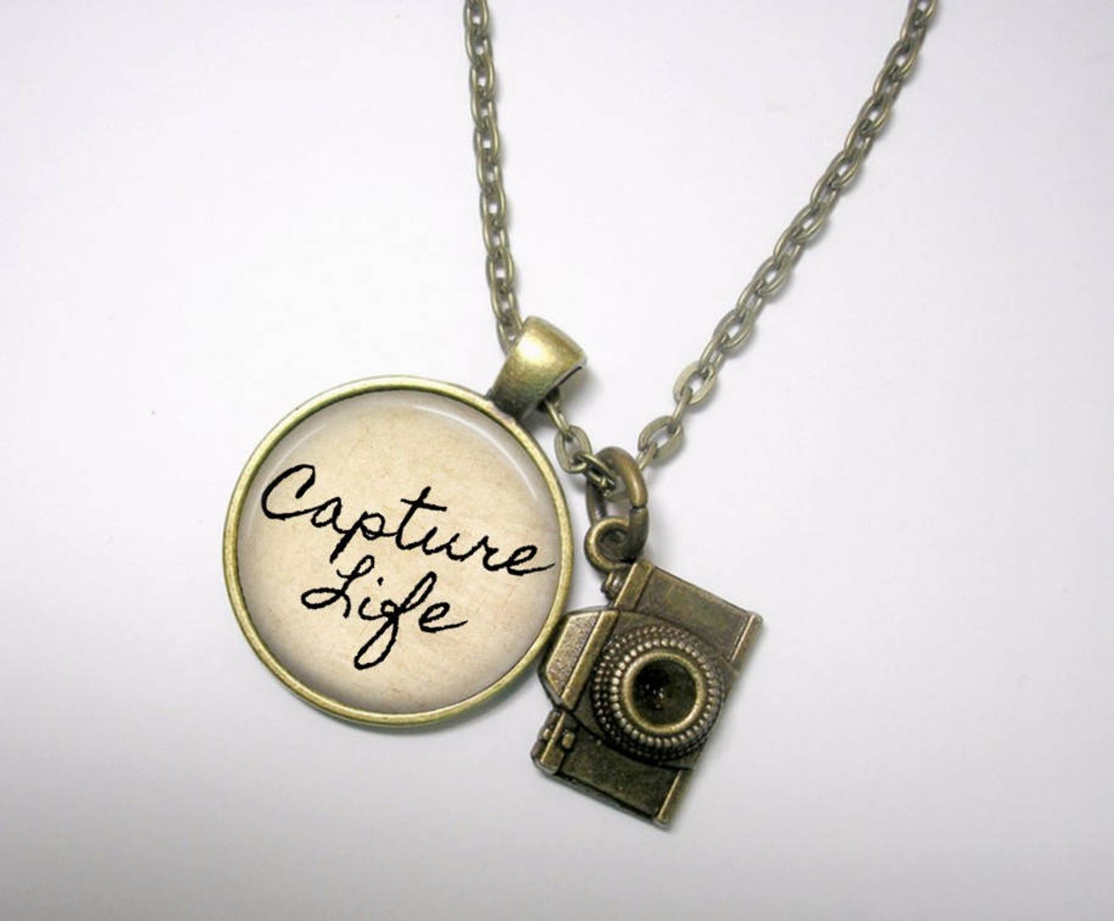 Capture Life Photography Key Chain or Necklace With Camera - Etsy