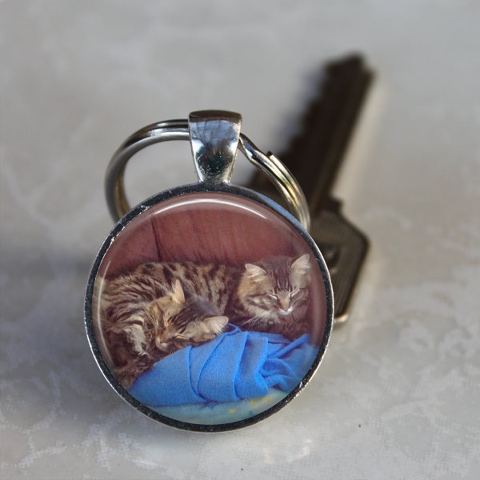 When I Needed a Hand I Found Your Paw Pet Key Chain - Etsy