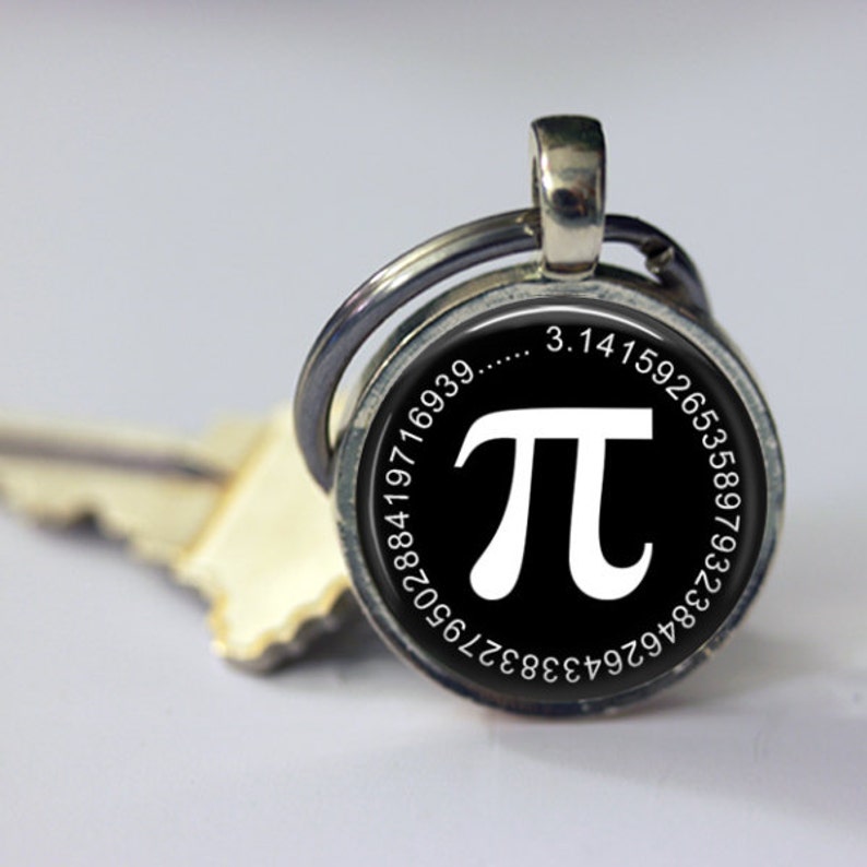 Pi Symbol Key Chain Math Geek Key Chain Choice of Color - Etsy
