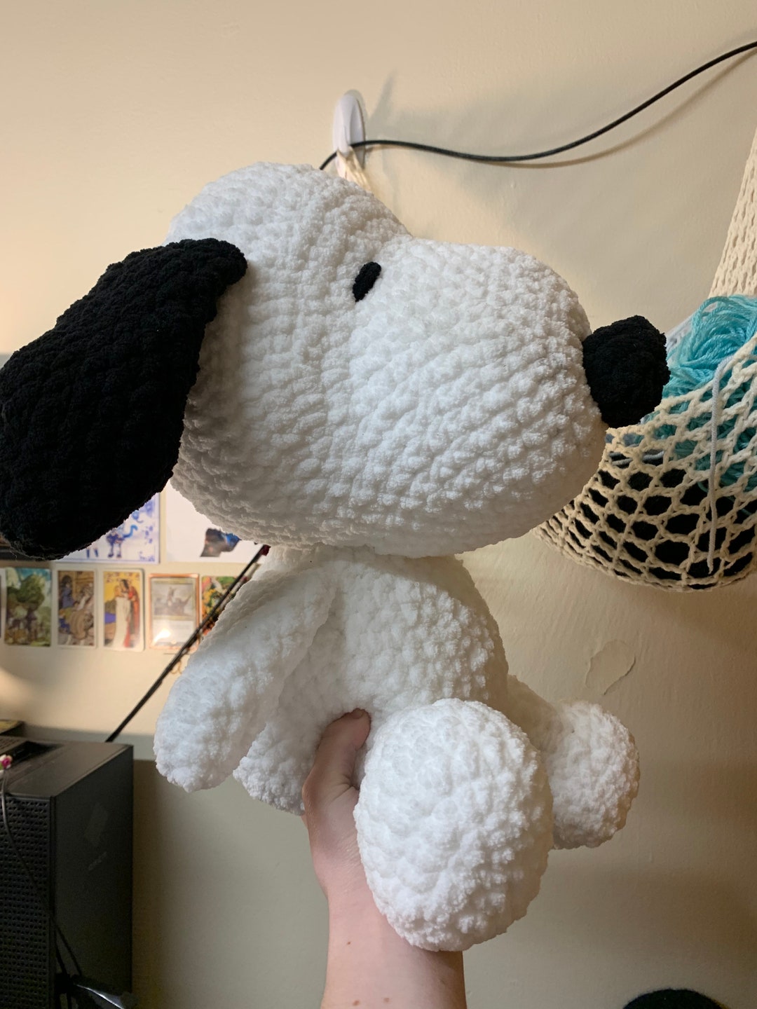Big Snoopy Plush | Crochet Stuffie | Peanuts Plush - Etsy