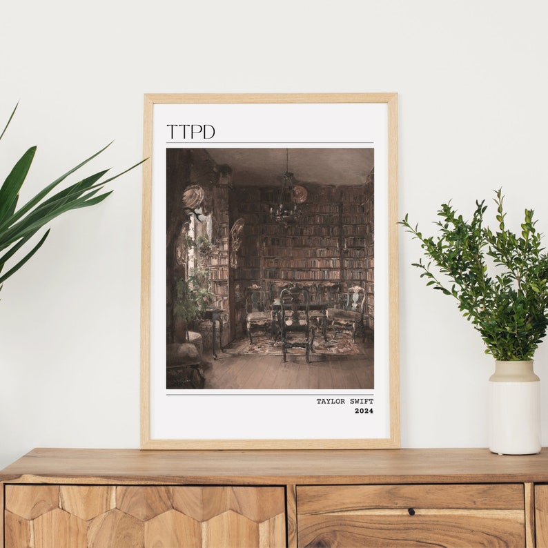 Taylor Swift the Tortured Poets Department Inspired Album Poster Wall ...