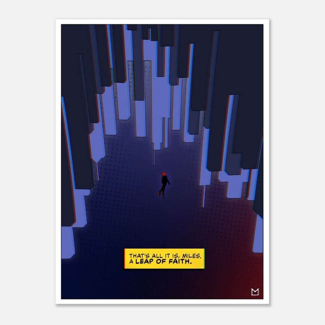 Into the Spiderverse spiderman Poster / Premium Matte Paper / 45 X 60 ...