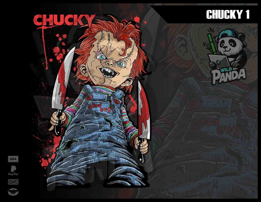 Chucky Png Hd Vector Dtf Dtg Editable - Etsy