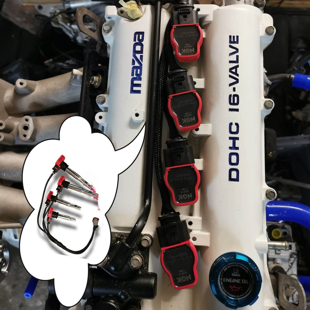 R8 Coils Cop Conversion Kit Plug and Play Mazda Mx 5 Miata Nb/nbfl ...