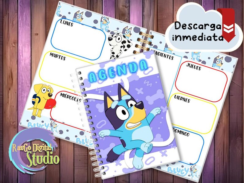 Bluey Perpetual Planner | Bluey Perpetual School Diary | Printable and ...