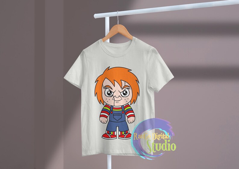 Chucky Chibi Halloween Cut File for Silhouette Studio | Cute & Creepy ...