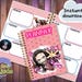 Nezuko Perpetual Planner Demon-slayer Anime-inspired Cute Planner ...