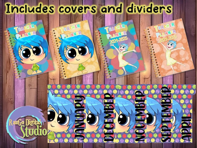 Inside-out Joy Teacher Planner 2024-2025 Digital and Printable ...