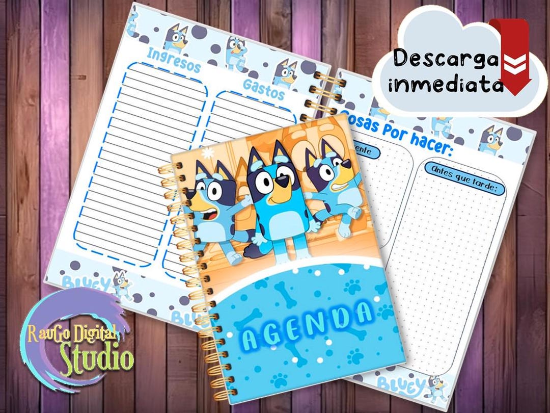 Bluey Perpetual Planner Bluey Perpetual School Diary Printable and ...