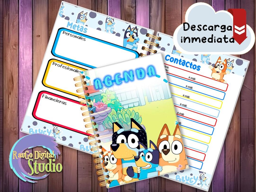 Bluey Perpetual Planner | Bluey Perpetual School Planner | Printable ...