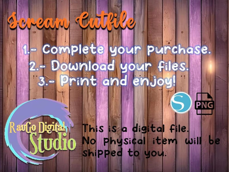 Scream Chibi Halloween Cut File for Silhouette Studio Cute & Creepy ...