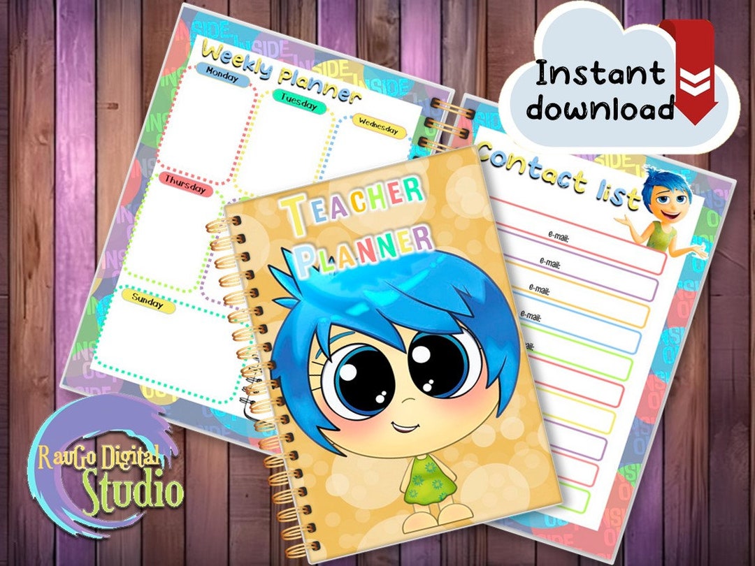 Inside-out Joy Teacher Planner 2024-2025 Digital and Printable ...