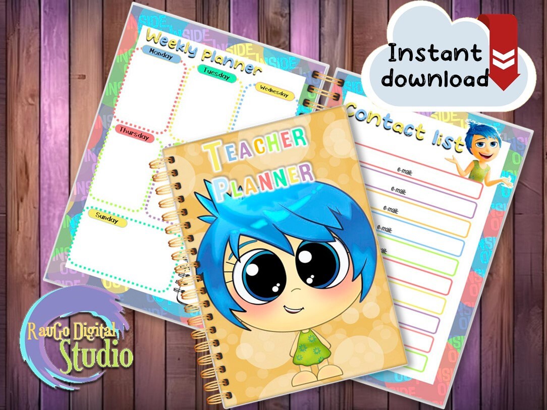 Inside-out Joy Teacher Planner 2024-2025 Digital and Printable ...