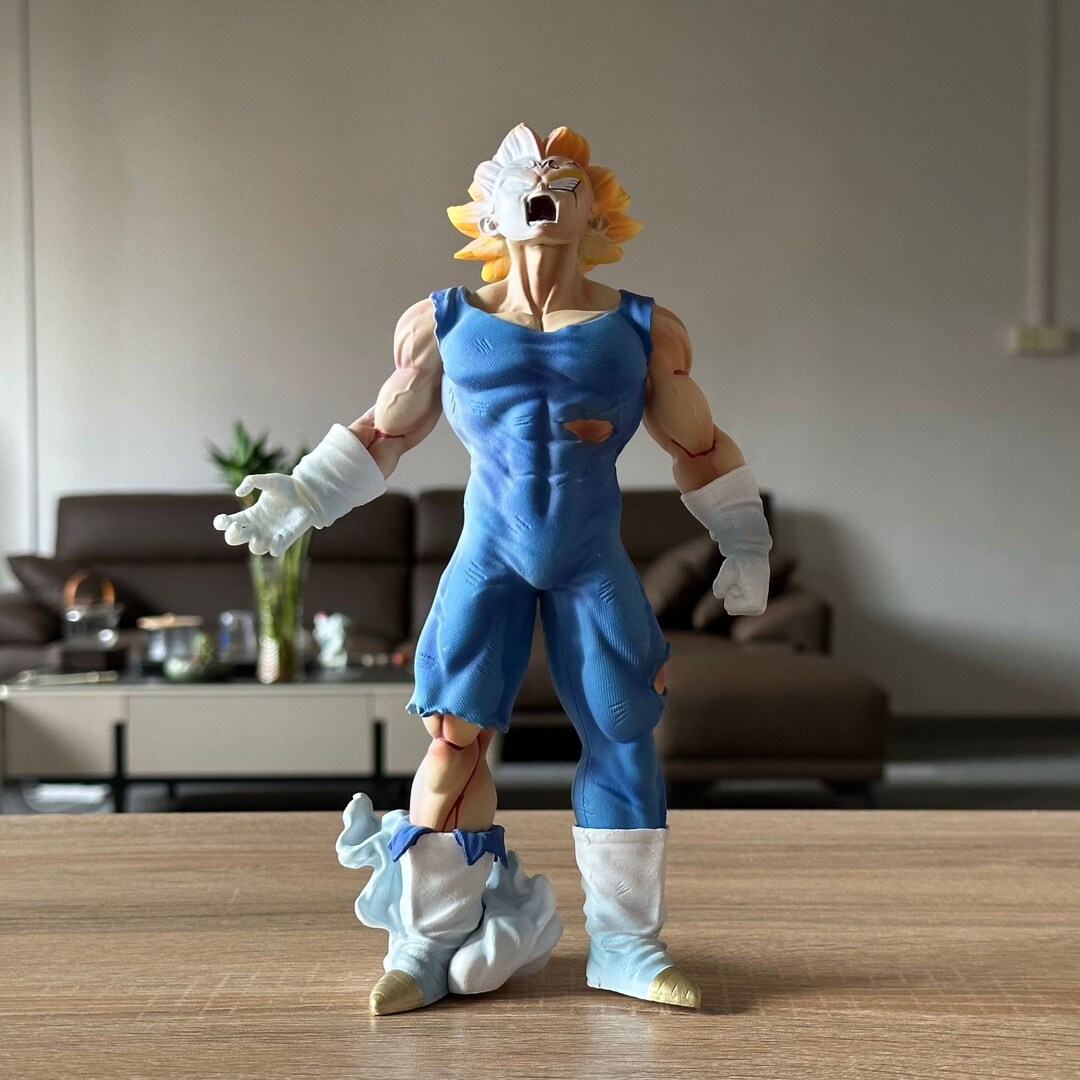 Majin Vegeta Figure Dragon Ball Z Vegeta Statue Self-destruct Figurine ...