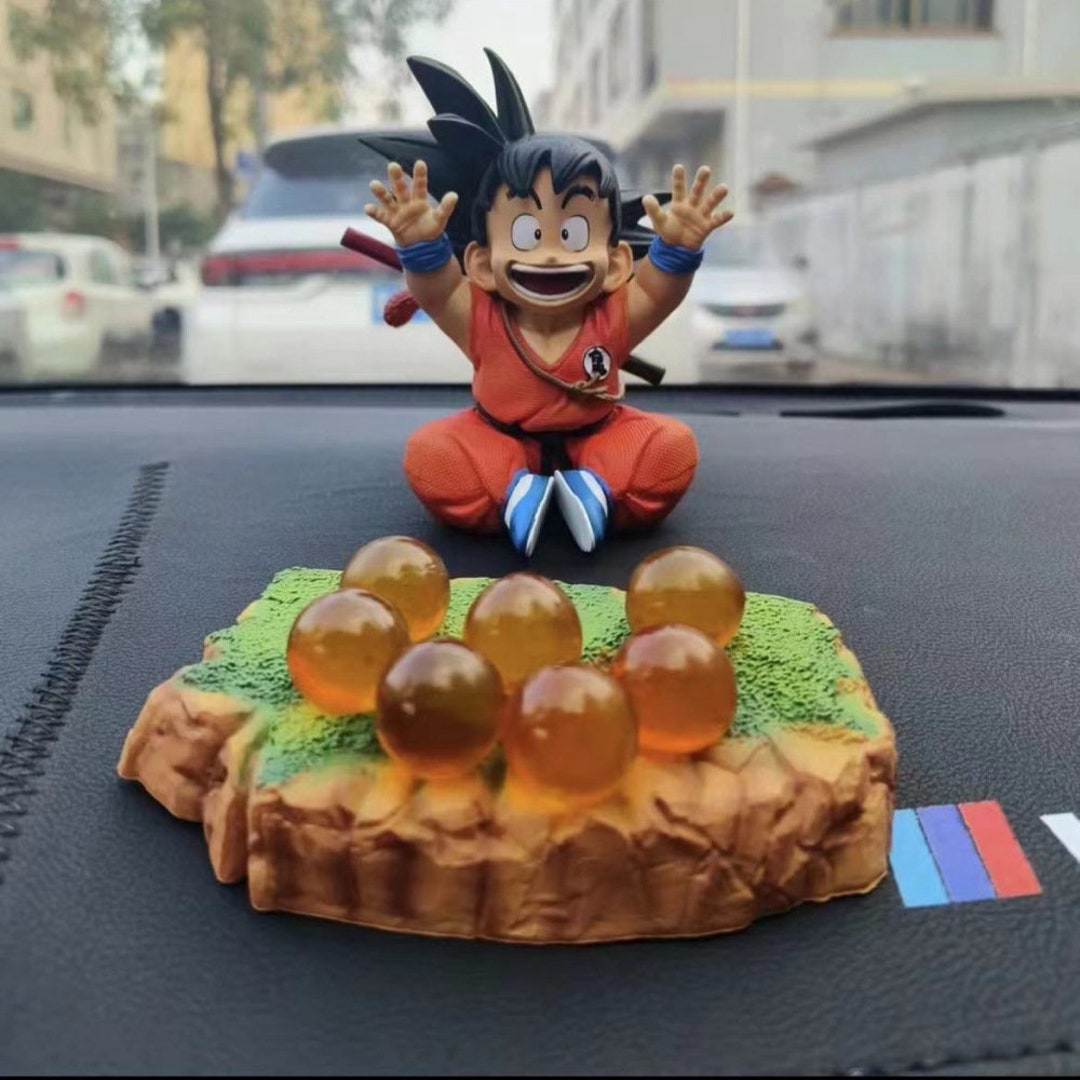 Kid Goku Figure Dragon Ball Z Action Figure Anime Dragon Resin Crystal ...