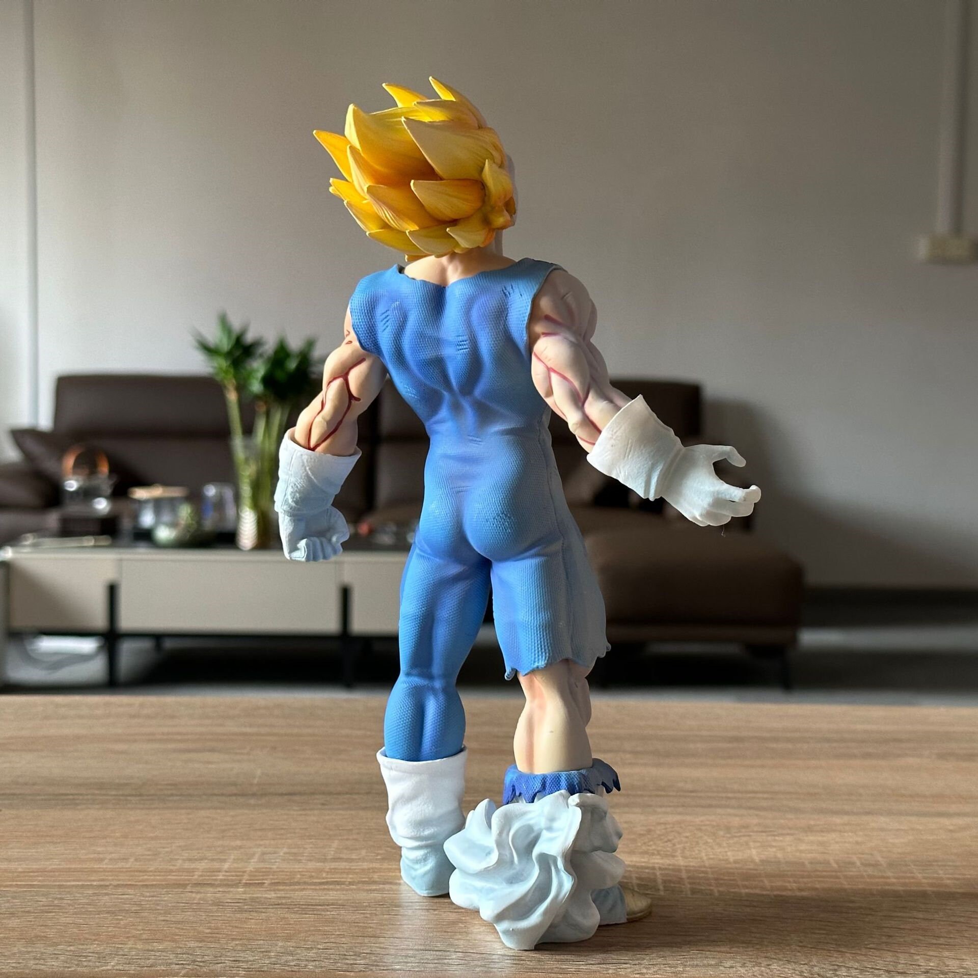 Majin Vegeta Figure Dragon Ball Z Vegeta Statue Self-destruct Figurine ...