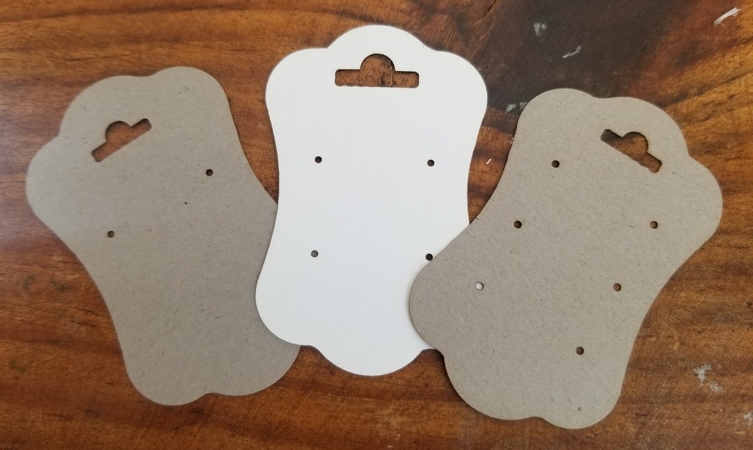 DIGITAL Showcase Your Style: Earring Cards for Display or Sale Laser ...