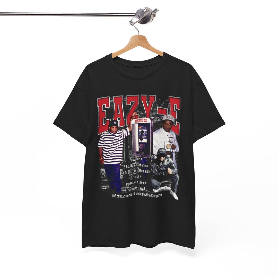 Eazy E V1 NWA Raiders Biggie Smalls Ice Cube Throwback Oversize Shirt ...